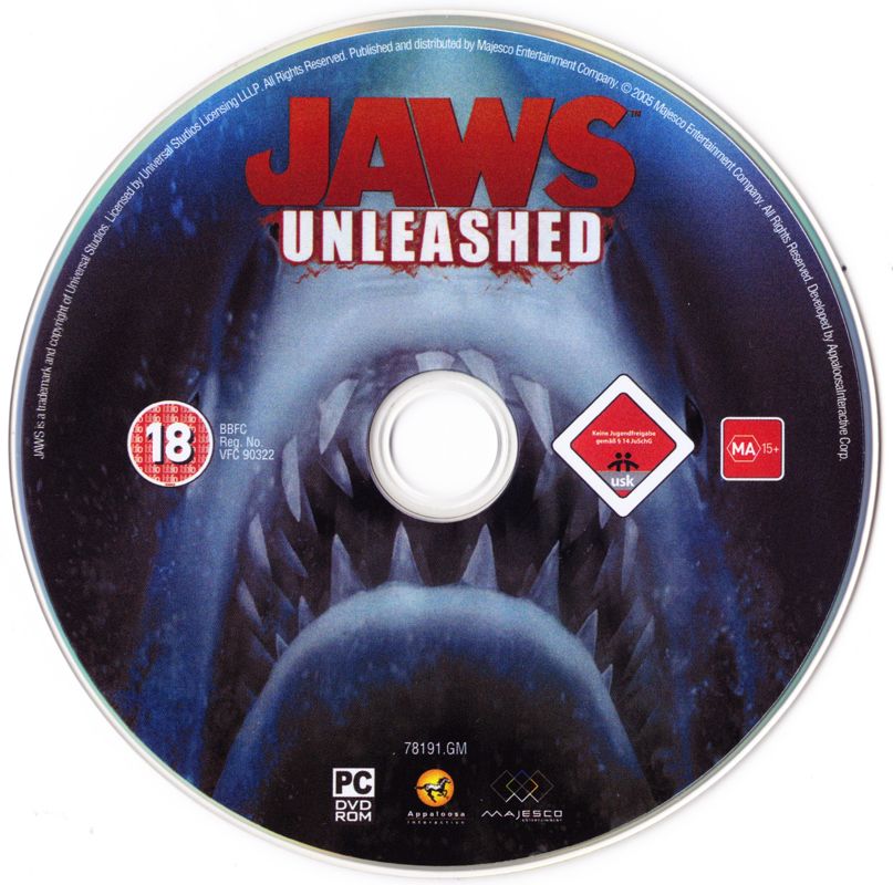 Jaws: Unleashed cover or packaging material - MobyGames
