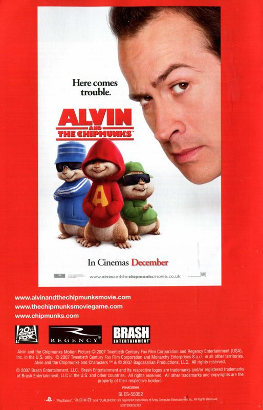 Alvin and the Chipmunks cover or packaging material - MobyGames