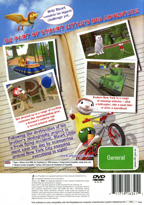 Stuart Little 3: Big Photo Adventure cover or packaging material ...