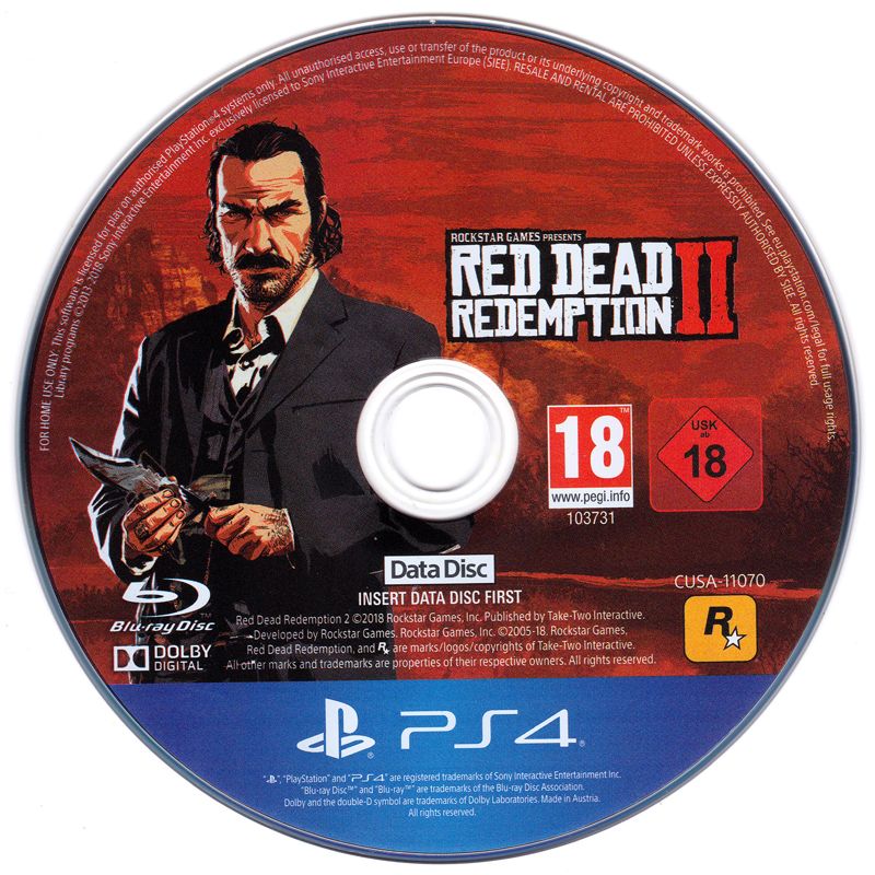 Red Dead Redemption II cover or packaging material - MobyGames