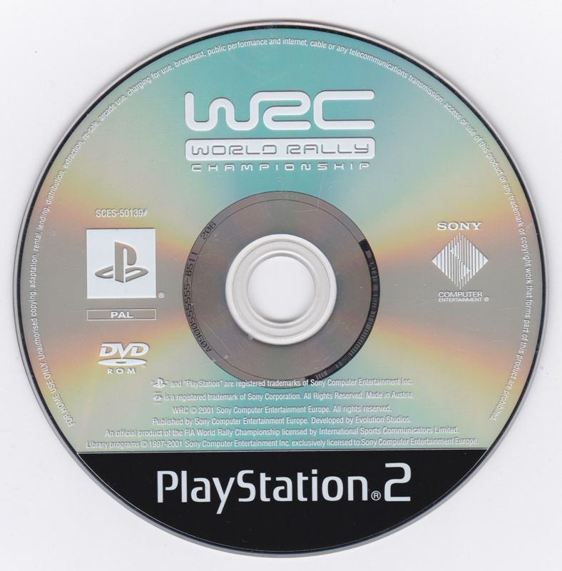 WRC World Rally Championship cover or packaging material - MobyGames