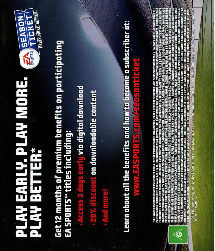 FIFA 14 cover or packaging material - MobyGames