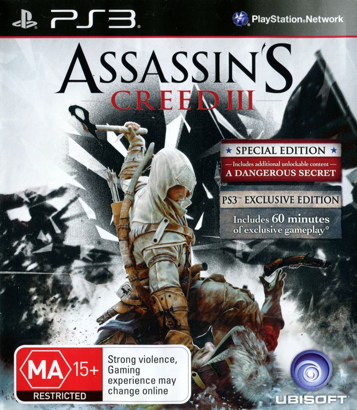 Assassin's Creed III cover or packaging material - MobyGames