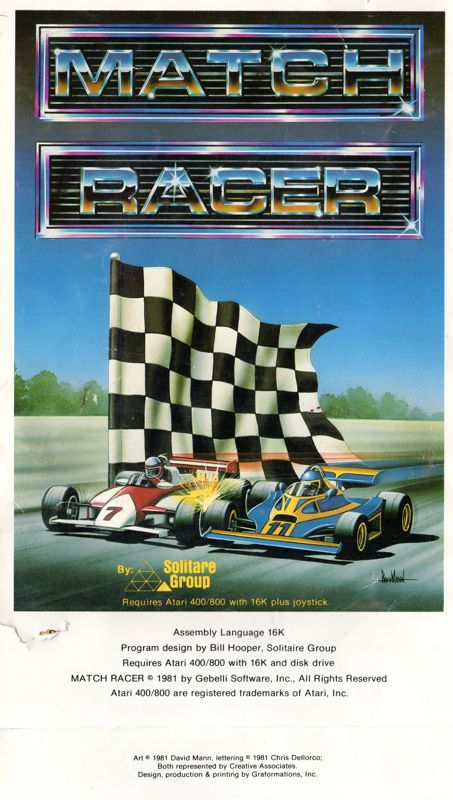 Match Racer cover or packaging material - MobyGames