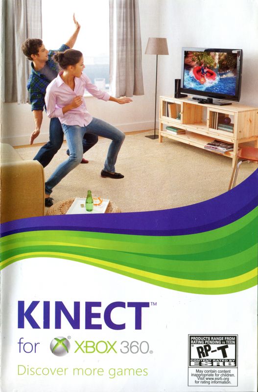 Kinect Adventures! cover or packaging material - MobyGames