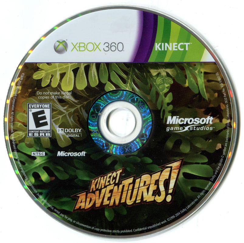 Kinect Adventures! cover or packaging material - MobyGames