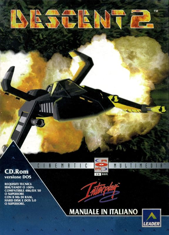 Descent II cover or packaging material - MobyGames