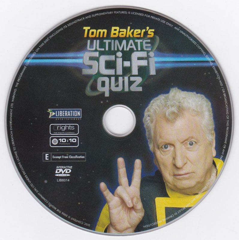 Tom Baker's Ultimate Sci-Fi Quiz cover or packaging material - MobyGames
