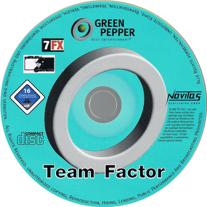 Team Factor: Gold Edition cover or packaging material - MobyGames