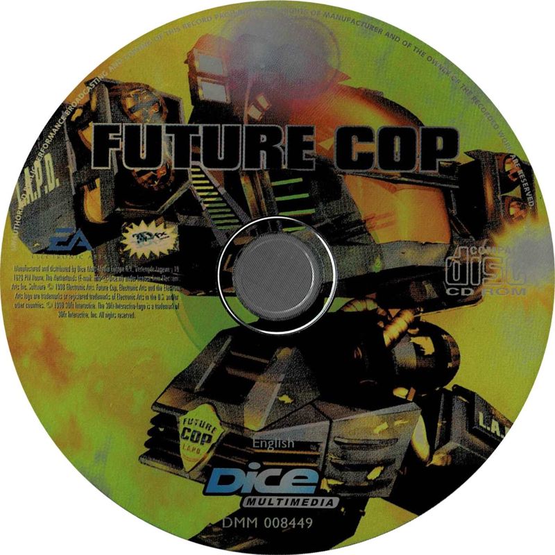 Future Cop: L.A.P.D. cover or packaging material - MobyGames