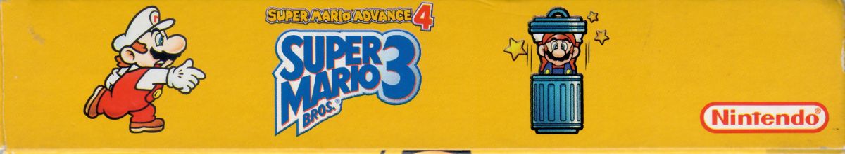 Super Mario Advance 4: Super Mario Bros. 3 cover or packaging material ...