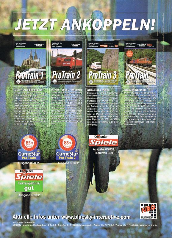 ProTrain Extra cover or packaging material - MobyGames