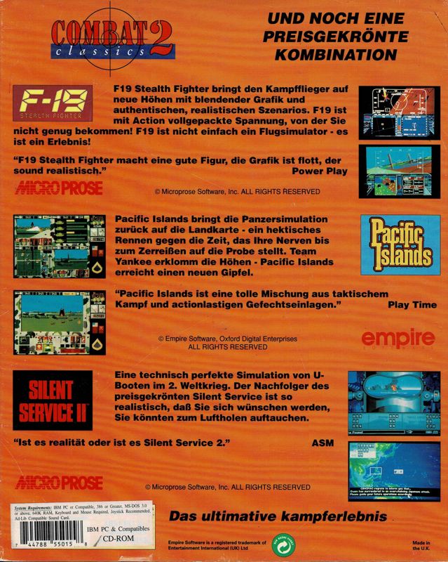 Combat Classics 2 cover or packaging material - MobyGames