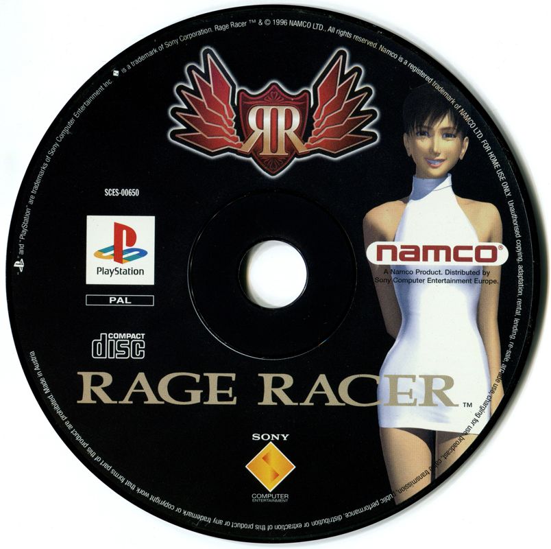 Rage Racer cover or packaging material - MobyGames