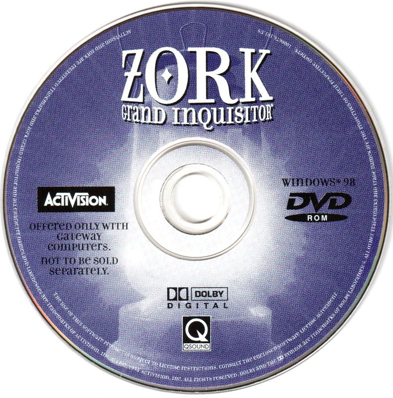 Zork: Grand Inquisitor cover or packaging material - MobyGames