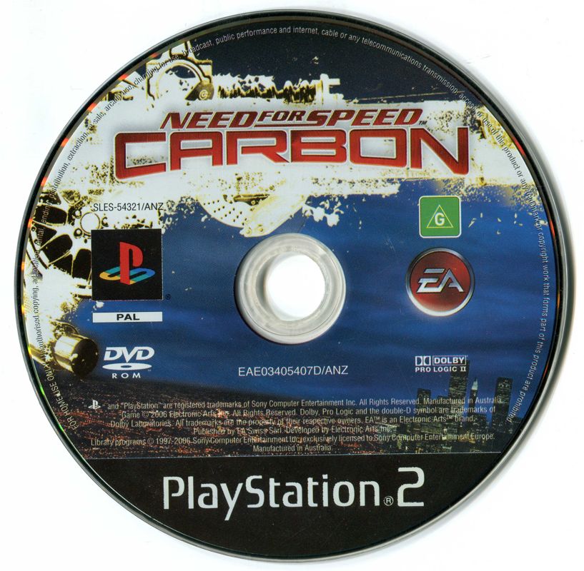 Need for Speed: Carbon cover or packaging material - MobyGames