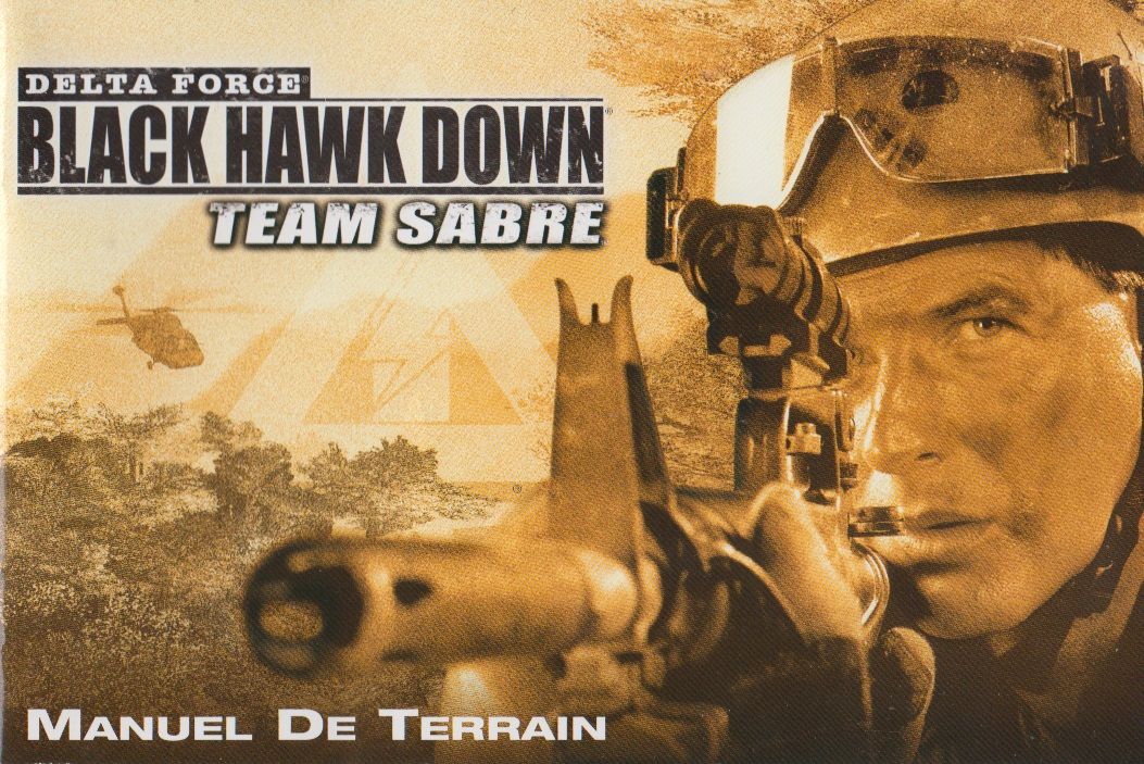 Delta Force: Black Hawk Down - Team Sabre cover or packaging material - MobyGames