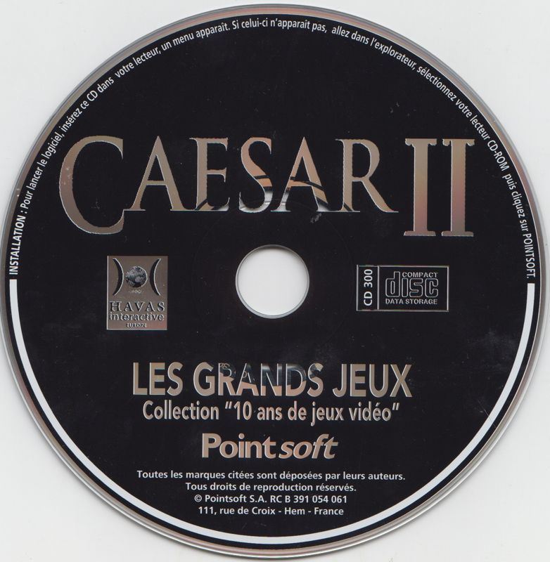 Caesar II cover or packaging material - MobyGames