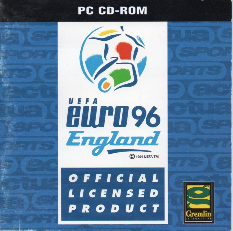 UEFA Euro 96 England cover or packaging material - MobyGames