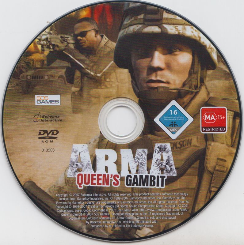 ArmA: Armed Assault - Gold Edition cover or packaging material - MobyGames