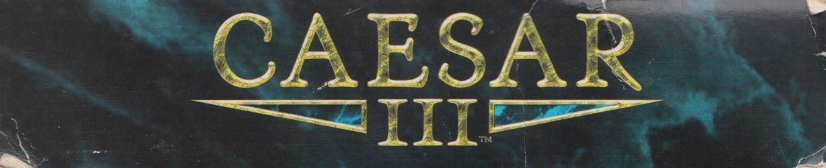 Caesar III cover or packaging material - MobyGames