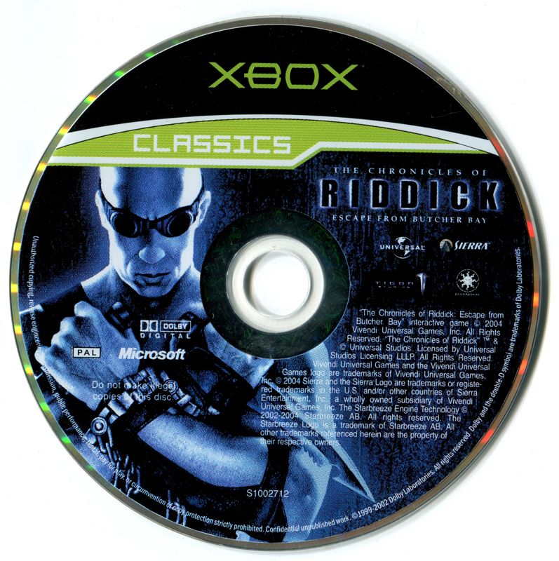 The Chronicles of Riddick: Escape from Butcher Bay cover or packaging ...