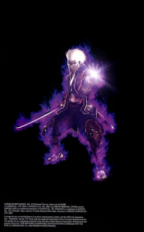 Onimusha 2: Samurai's Destiny cover or packaging material - MobyGames