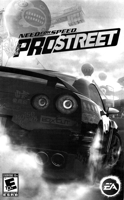 Need for Speed: ProStreet cover or packaging material - MobyGames
