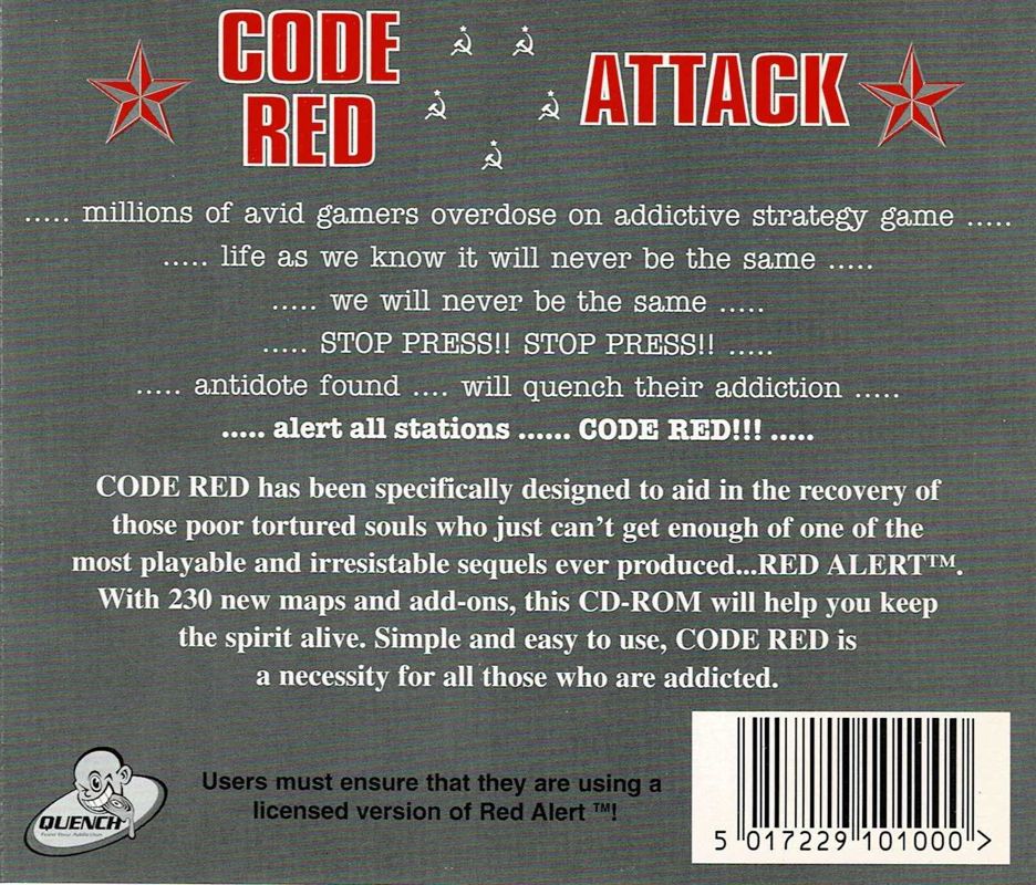 Code Red Attack cover or packaging material - MobyGames