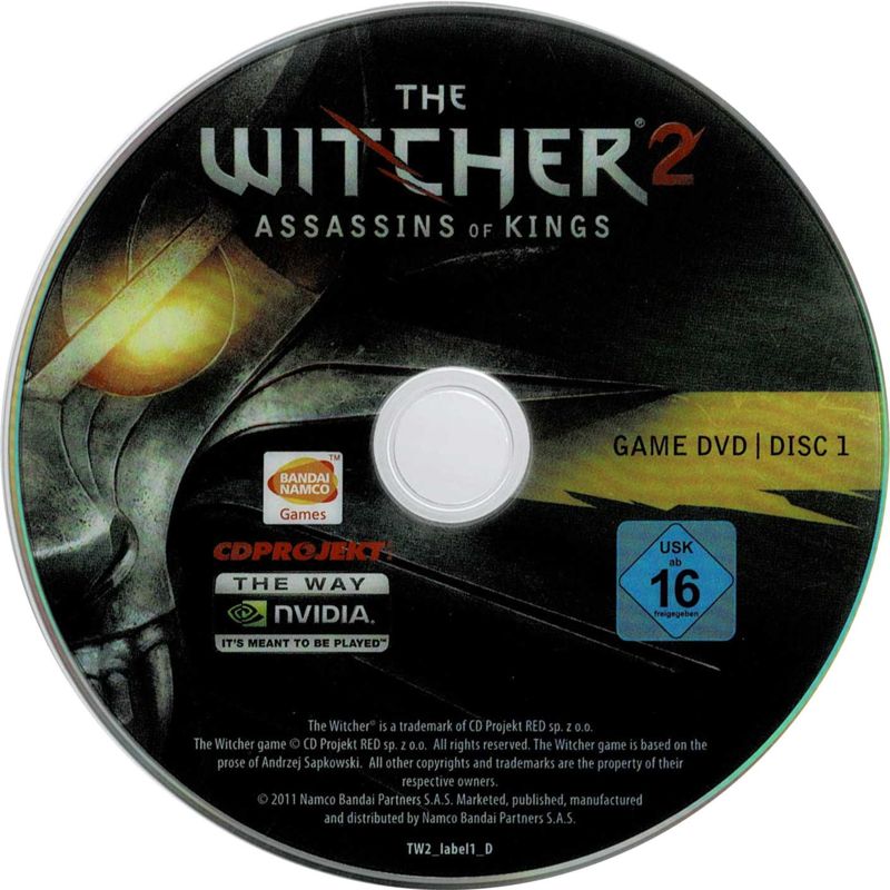The Witcher 2: Assassins of Kings cover or packaging material - MobyGames