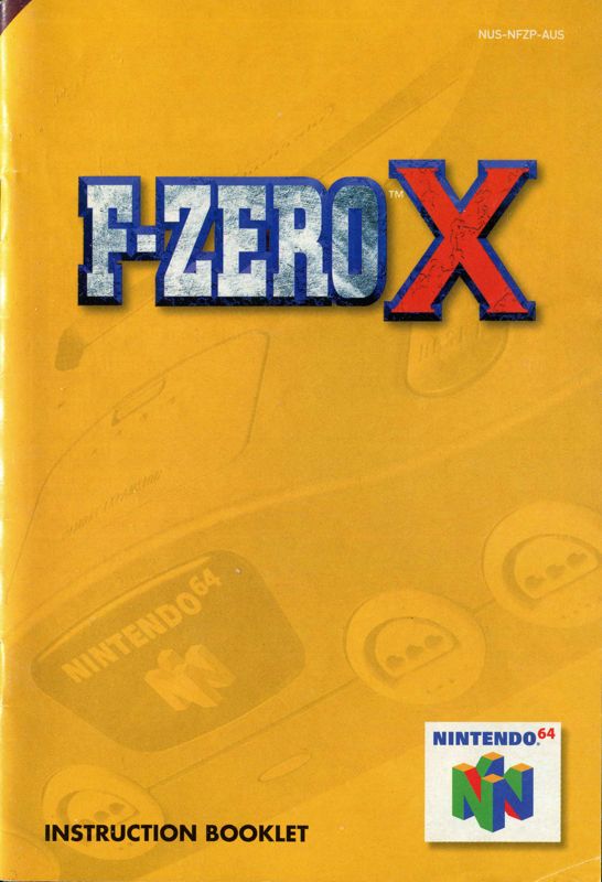F-Zero X cover or packaging material - MobyGames