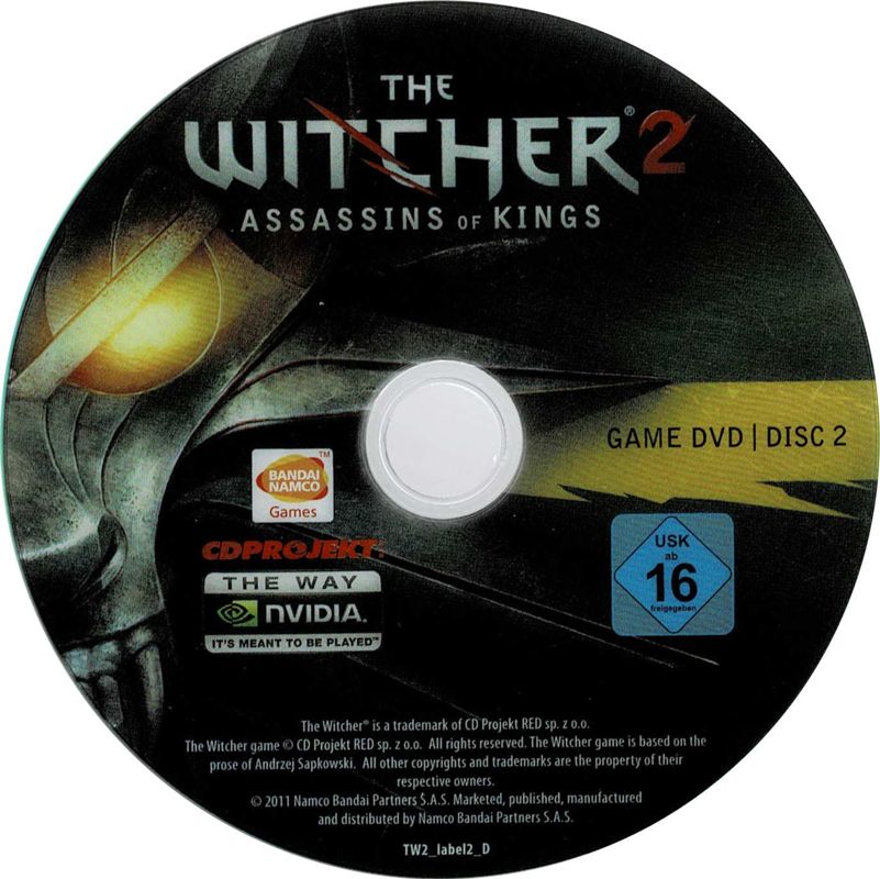 The Witcher 2: Assassins of Kings cover or packaging material - MobyGames