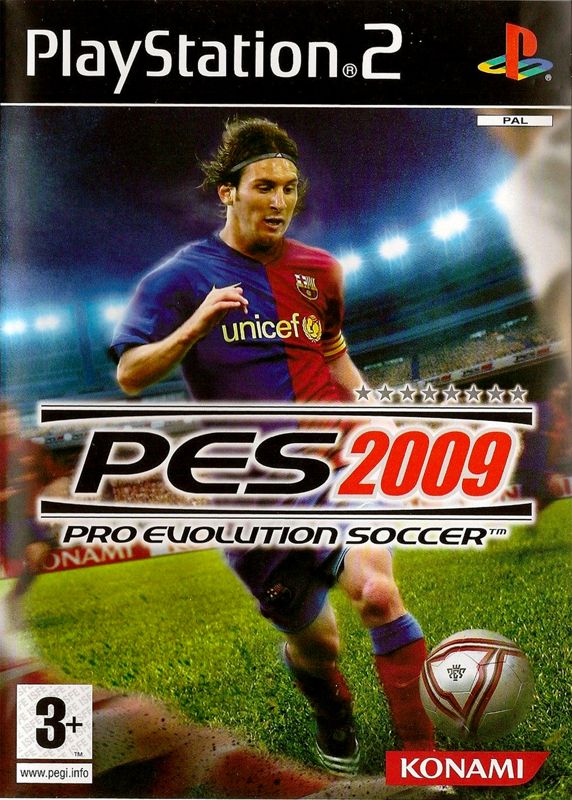 PES 2009: Pro Evolution Soccer cover or packaging material - MobyGames