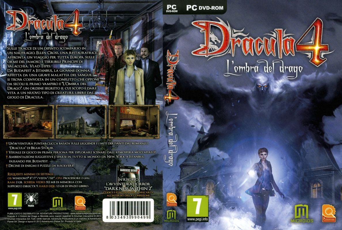 Dracula 4: The Shadow of the Dragon cover or packaging material - MobyGames