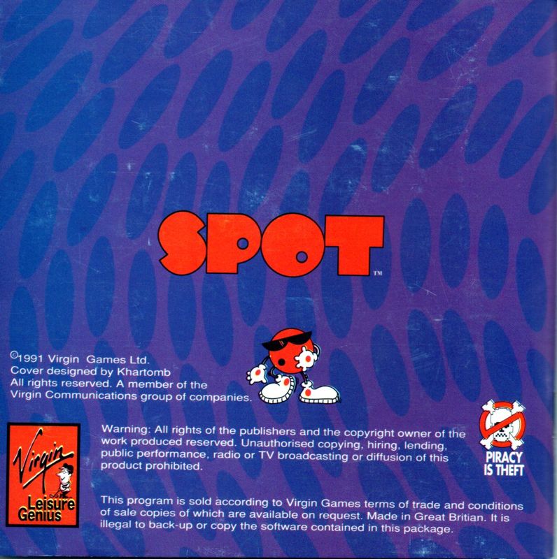 Spot cover or packaging material - MobyGames