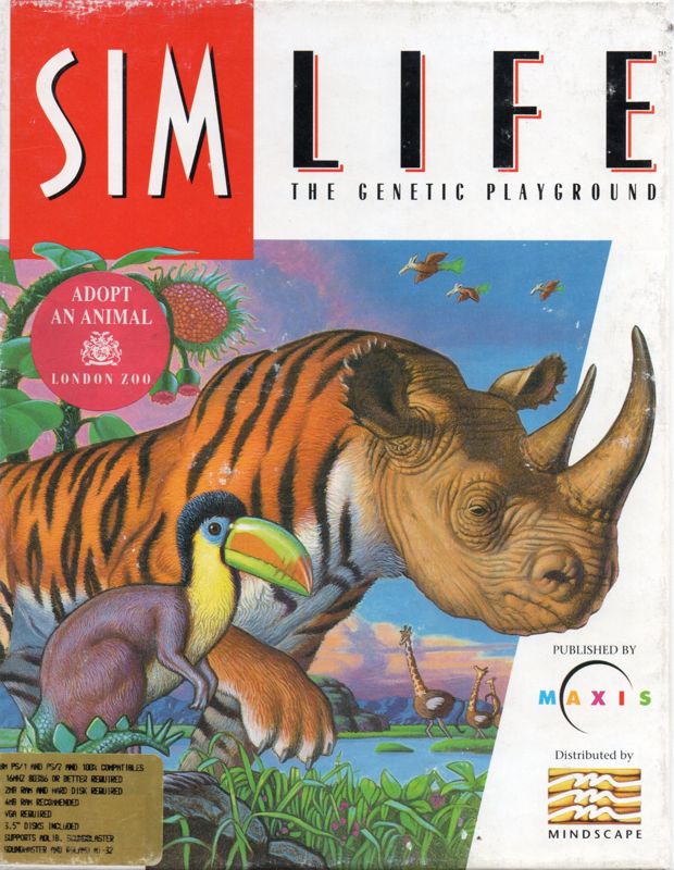 SimLife cover or packaging material - MobyGames