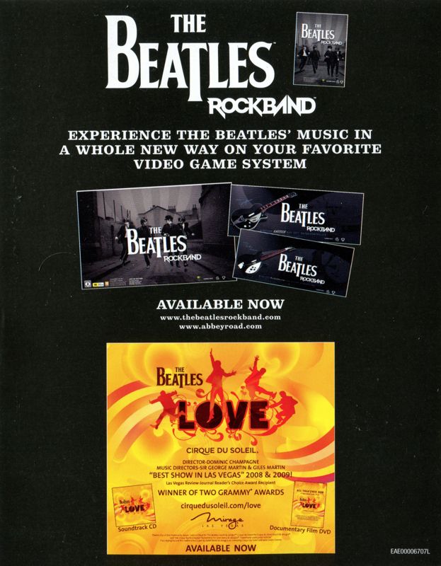 The Beatles: Rock Band cover or packaging material - MobyGames
