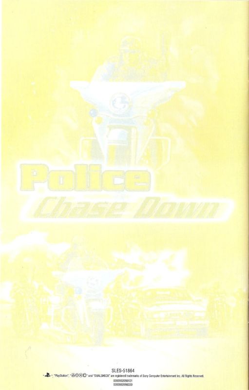 Police Chase Down cover or packaging material - MobyGames