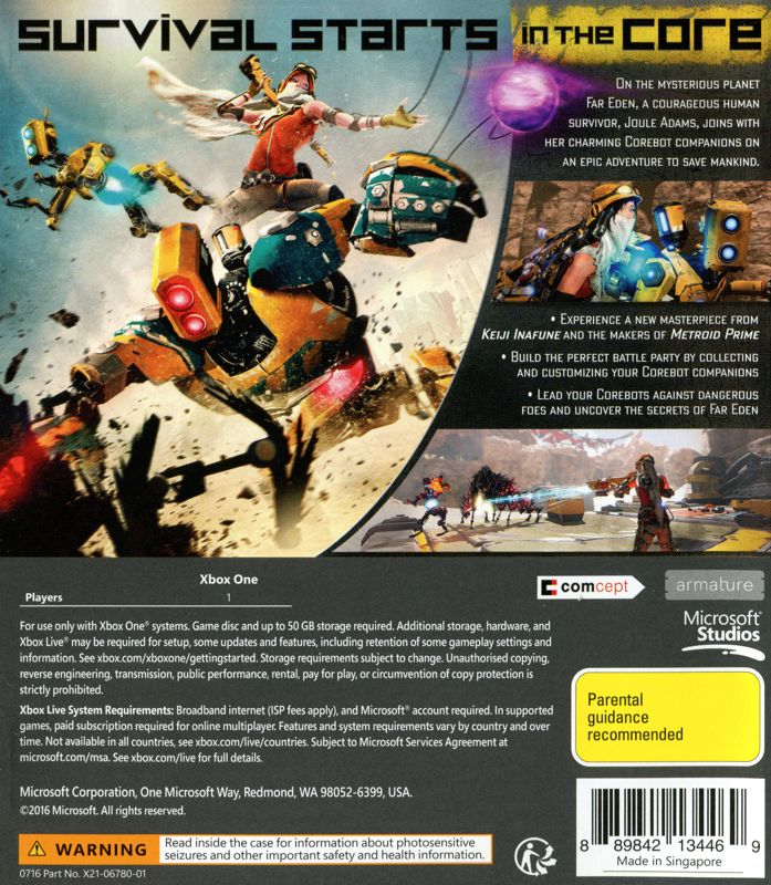 ReCore cover or packaging material - MobyGames