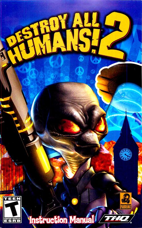 Destroy All Humans! 2 cover or packaging material - MobyGames
