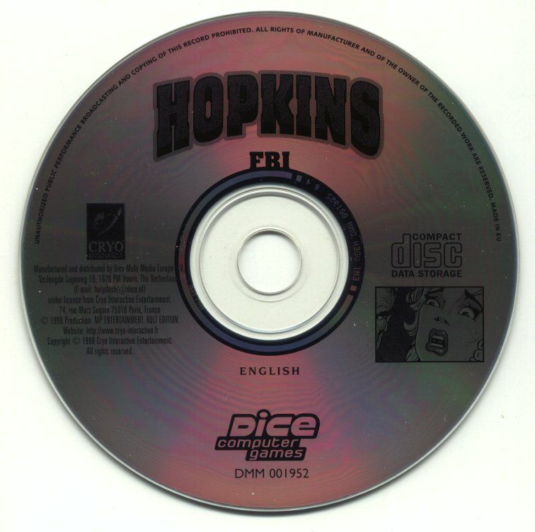 Hopkins FBI cover or packaging material - MobyGames