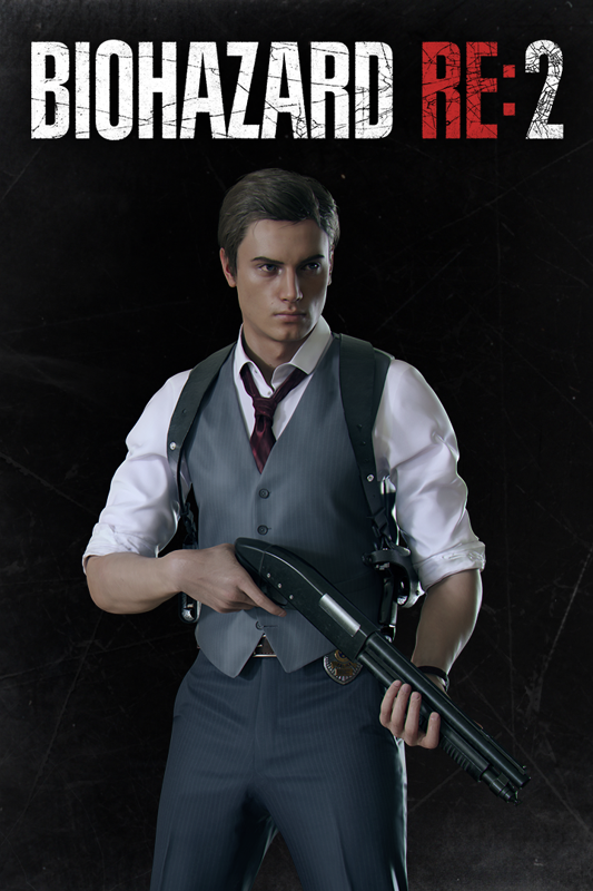 Resident Evil 2: Leon Costume - Noir cover or packaging material ...