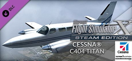Microsoft Flight Simulator X: Steam Edition - Cessna C404 Titan box ...