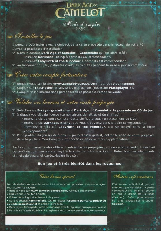 Dark Age of Camelot: Complete Edition cover or packaging material ...