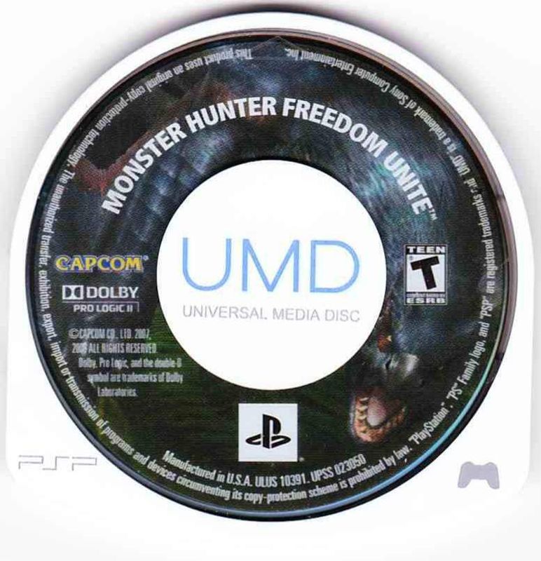 Monster Hunter: Freedom Unite cover or packaging material - MobyGames