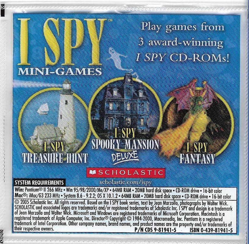 I Spy Mini-Games (2005) - MobyGames