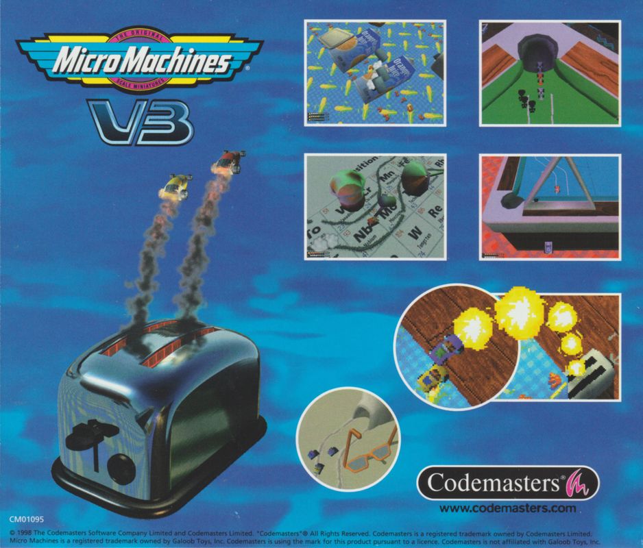 Micro Machines V3 cover or packaging material - MobyGames