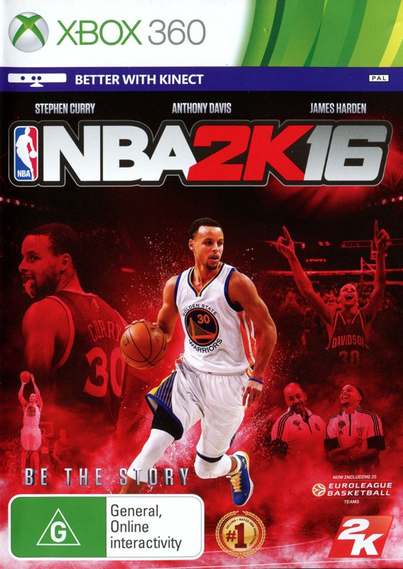 NBA 2K16 cover or packaging material - MobyGames