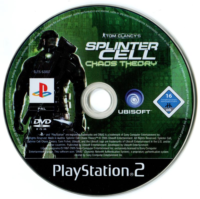 Tom Clancy's Splinter Cell: Chaos Theory cover or packaging material ...