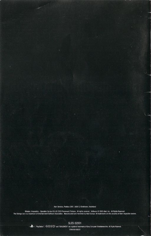 Mission: Impossible - Operation Surma cover or packaging material ...